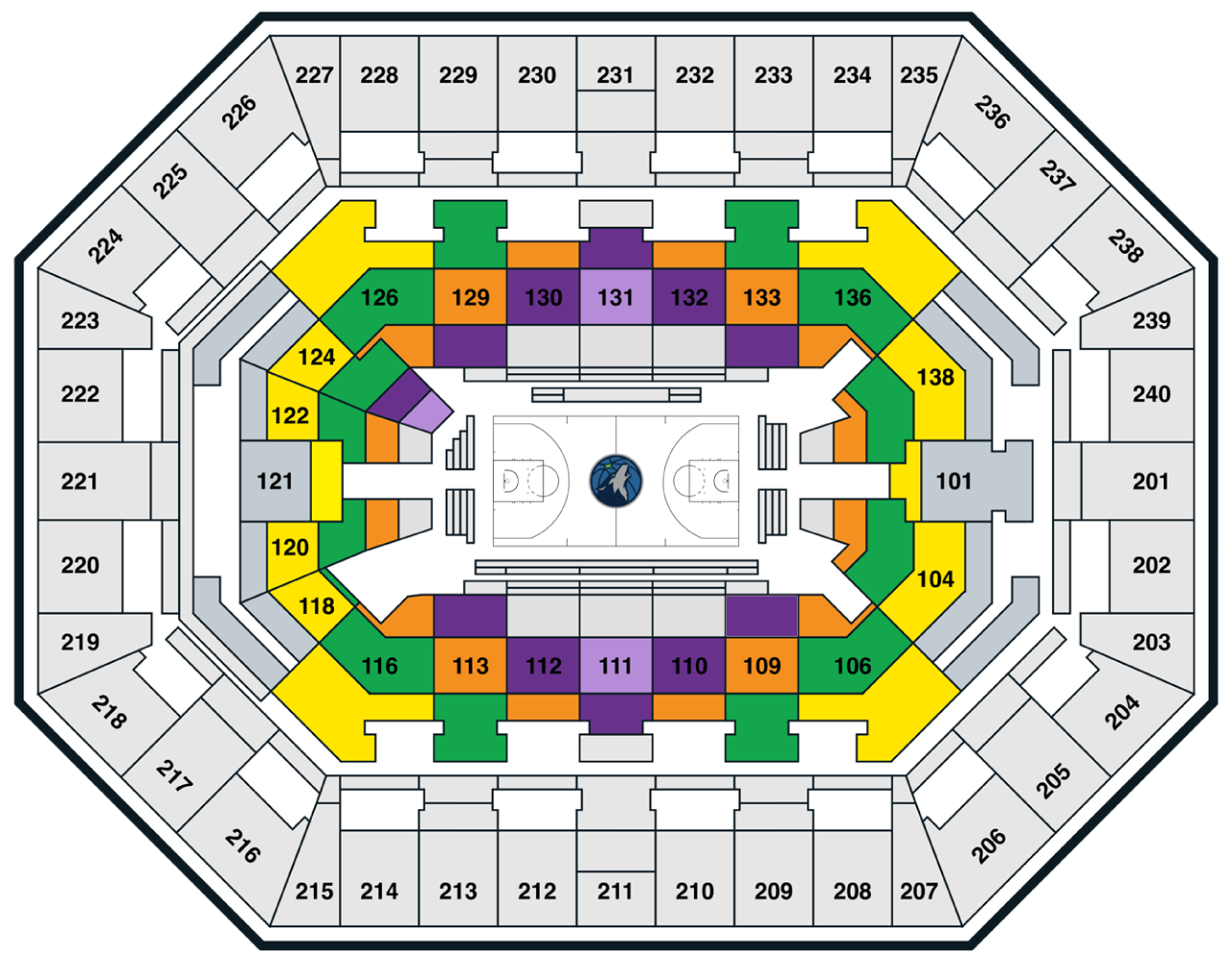 Target Center Seating Chart | Cabinets Matttroy